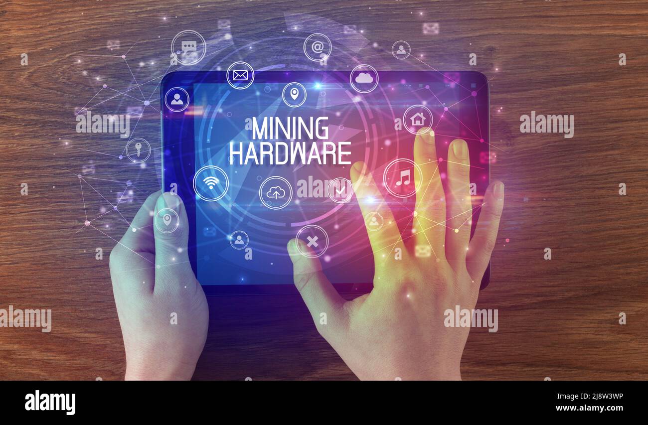 Close-up of a tablet with inscription Stock Photo - Alamy