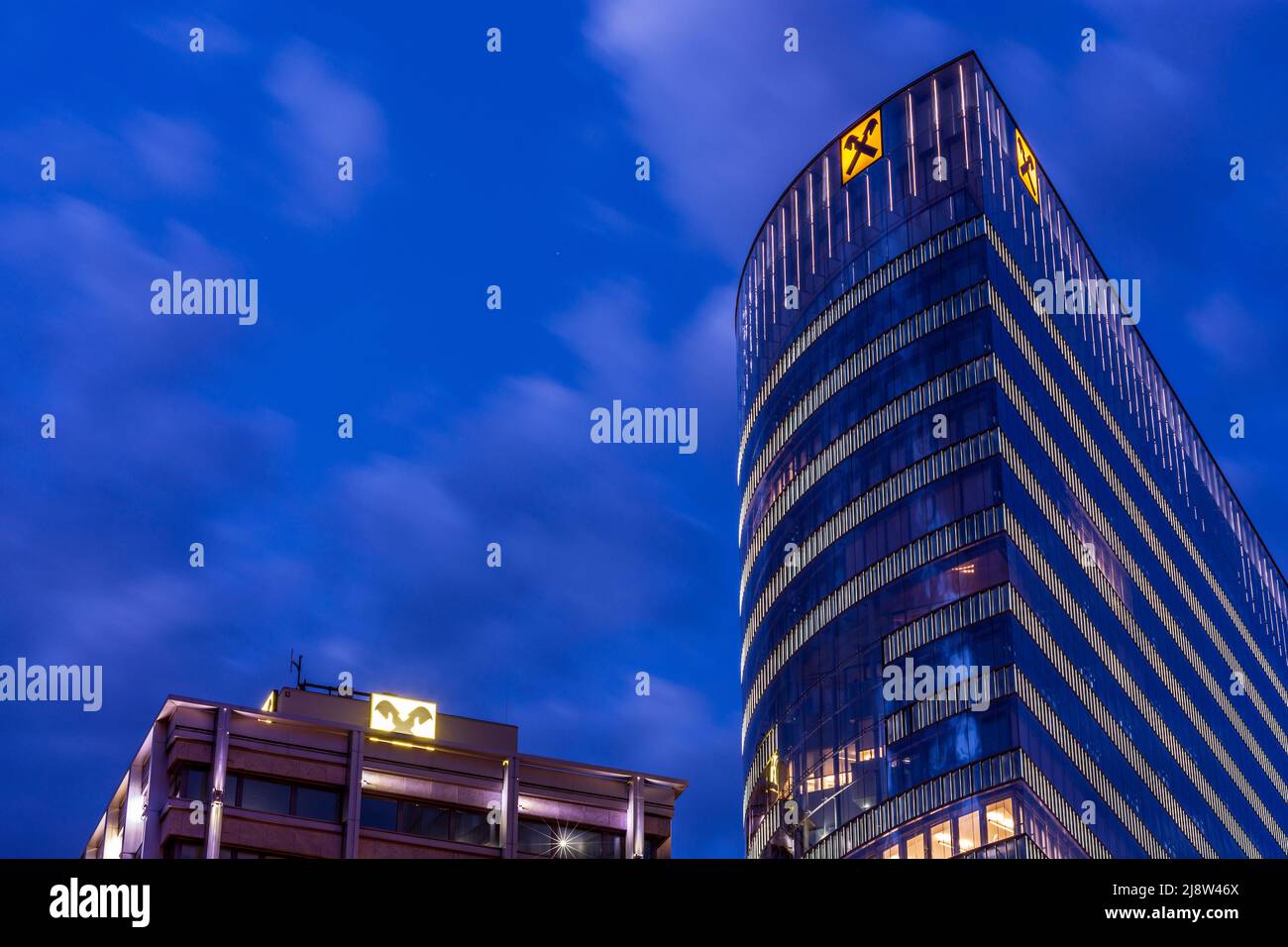 Raiffeisen bank headquarters hi-res stock photography and images - Alamy