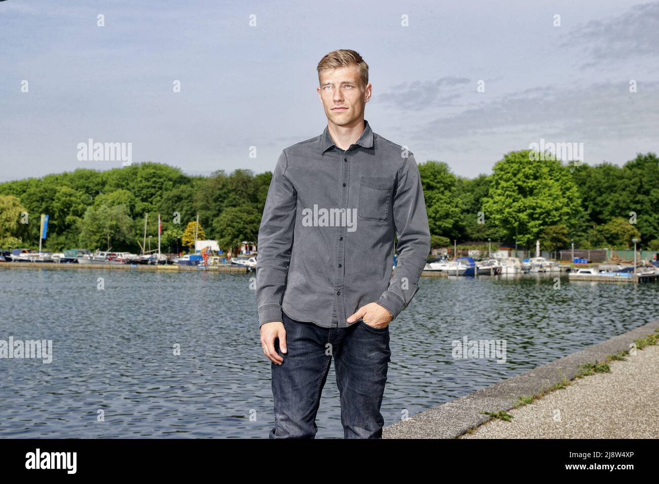 AMSTERDAM, 18-05-2022 Sloterplas , Zian Flemming player of ...