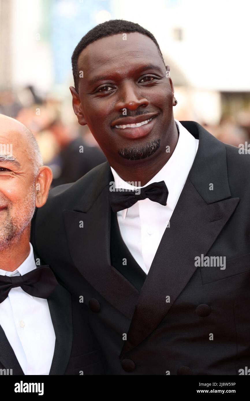 Omar Sy posing during the screening of "Top Gun: Maverick" during the ...