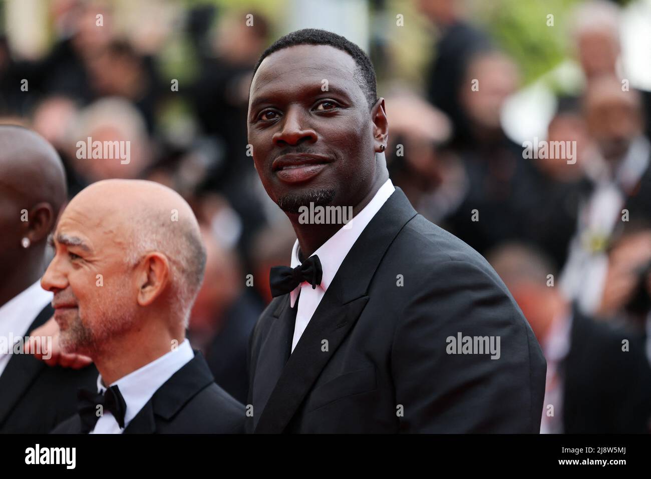 Omar Sy posing during the screening of "Top Gun: Maverick" during the ...