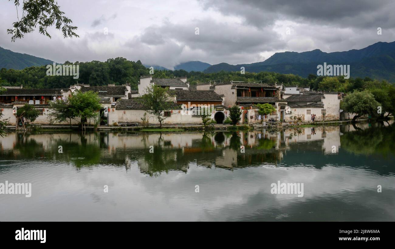 The ancient village of Hongcun in China Stock Photo - Alamy