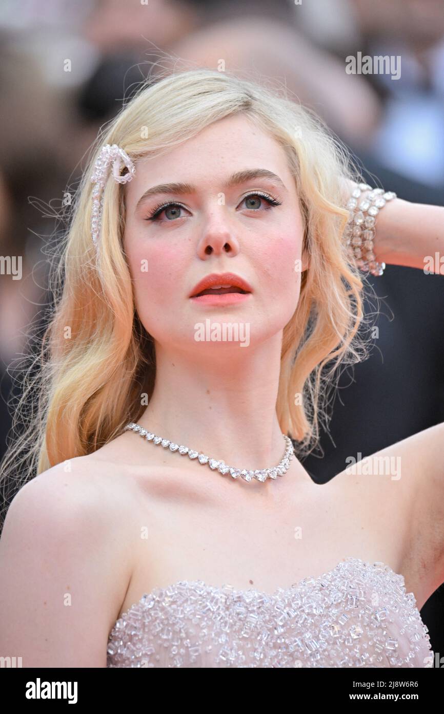 Elle Fanning attending the premiere of the movie Top Gun 2 Maverick ...