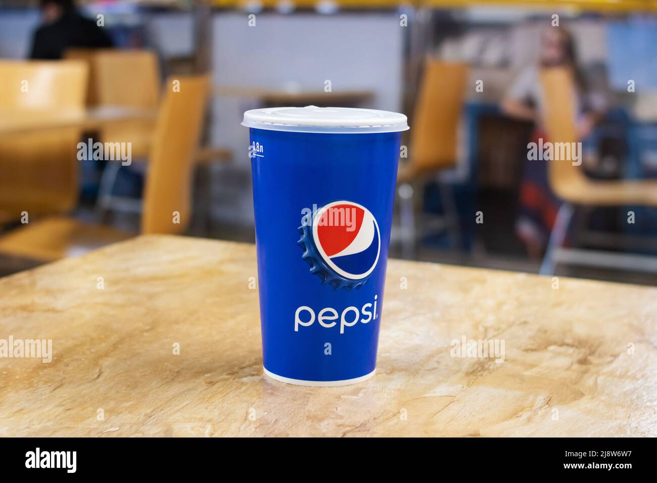 Blue pepsi with glass hi-res stock photography and images - Alamy