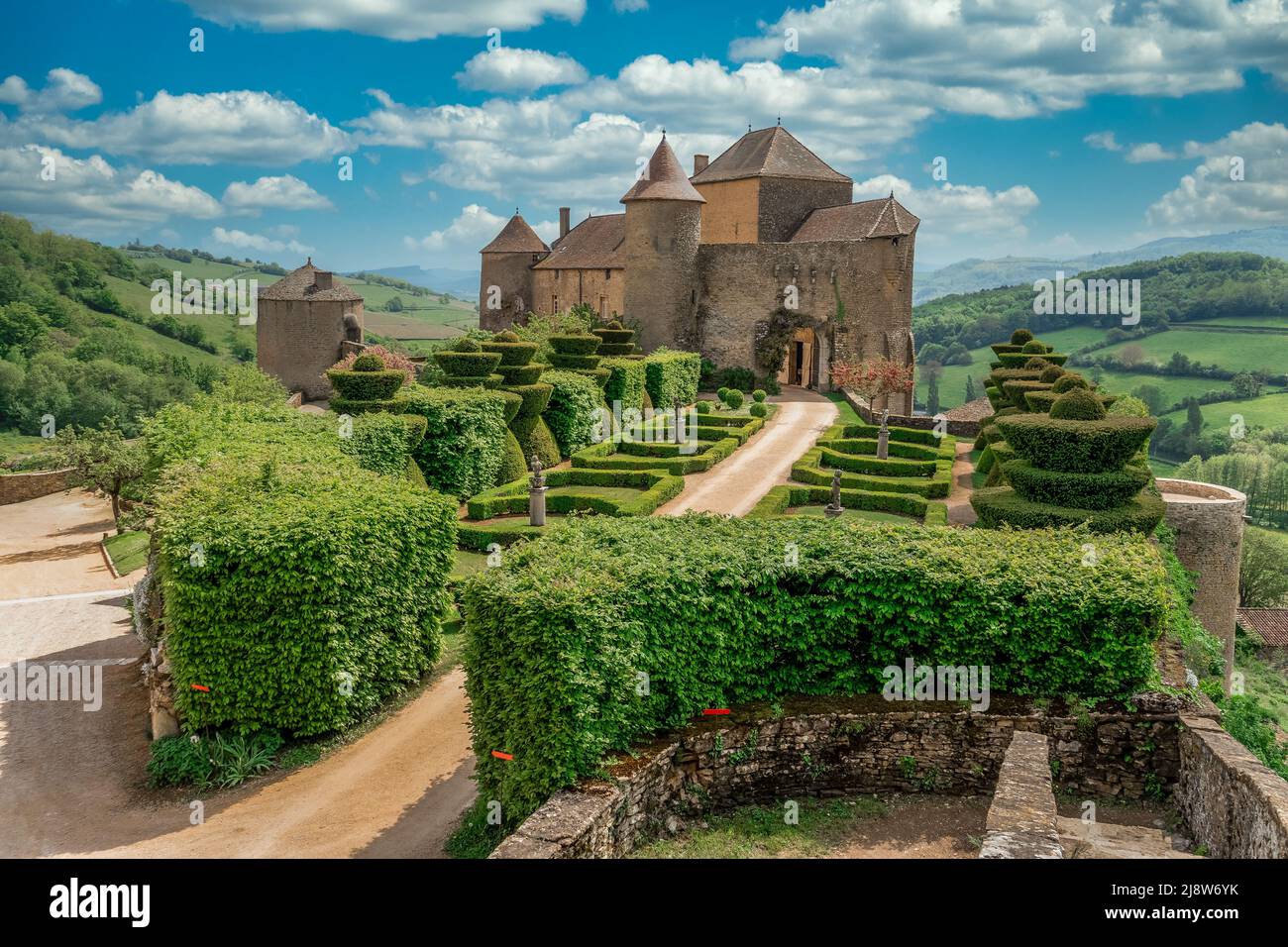 Village of berze le chatel hi-res stock photography and images - Alamy