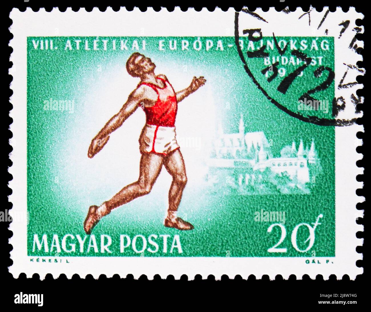 Discus thrower and matthias church hi-res stock photography and images ...
