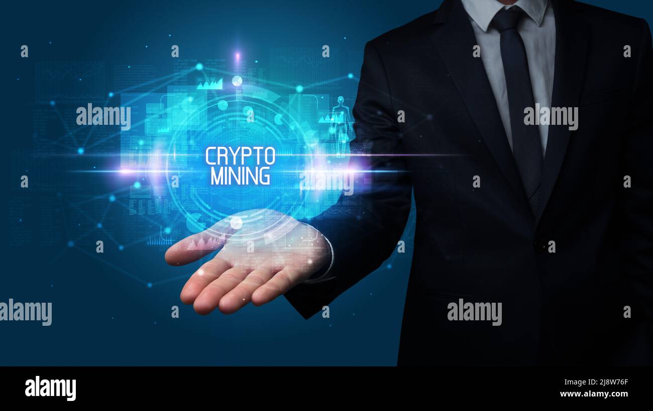 Man hand holding digital technology concept Stock Photo - Alamy