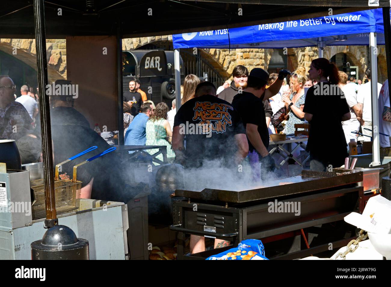SHEFFIELD. SOUTH YORKSHIRE. ENGLAND. 05-14-22. Victoria Quays on the ...