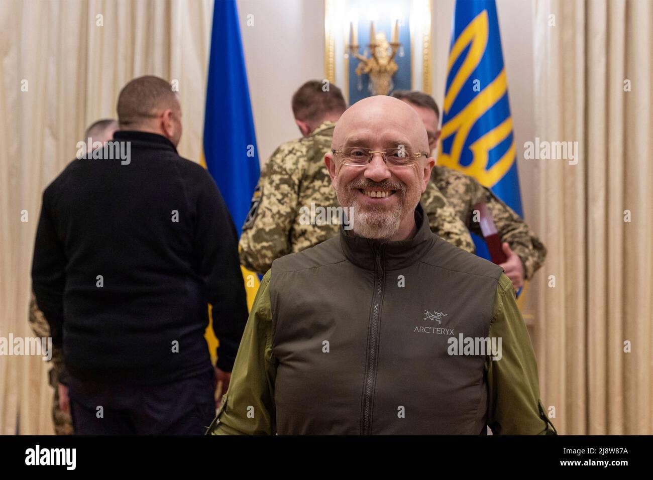 Kyiv, Ukraine. 18th May, 2022. Ukrainian Prime Minister Denys Shmyhal ...