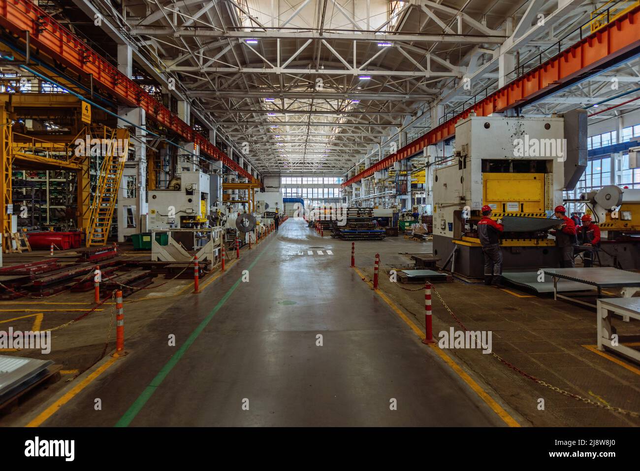 Modern metalworking factory production line Stock Photo - Alamy