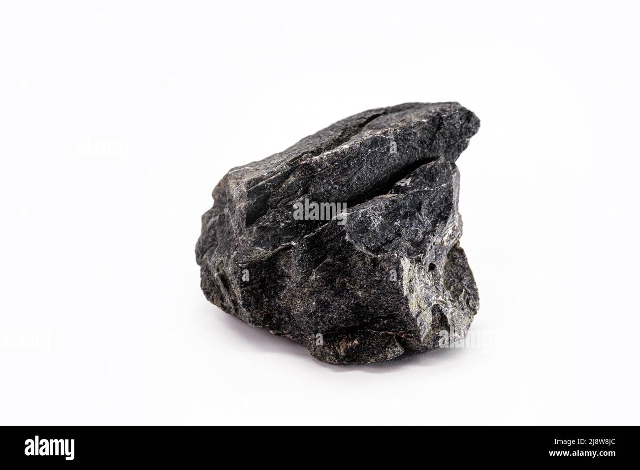 stone or rock, used in building construction, isolated on white ...