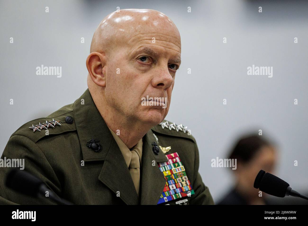 General David Berger, Commandant of the Marine Corps, testifies during ...