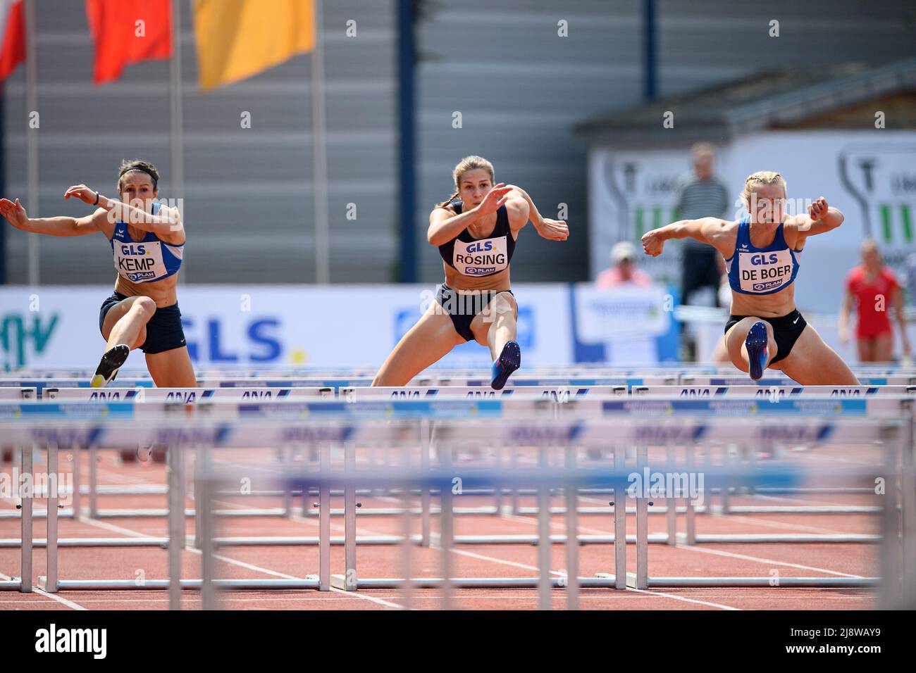 left to right Katharina Kemp (GER/ MTV Luebeck), Mareike ROESING ...