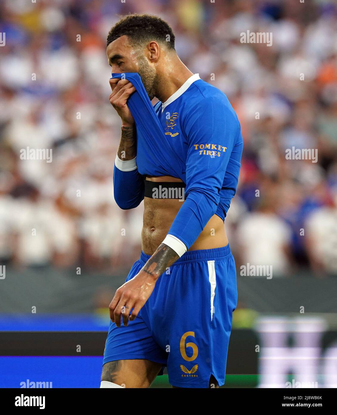 Rangers' Connor Goldson during the UEFA Europa League Final at the ...