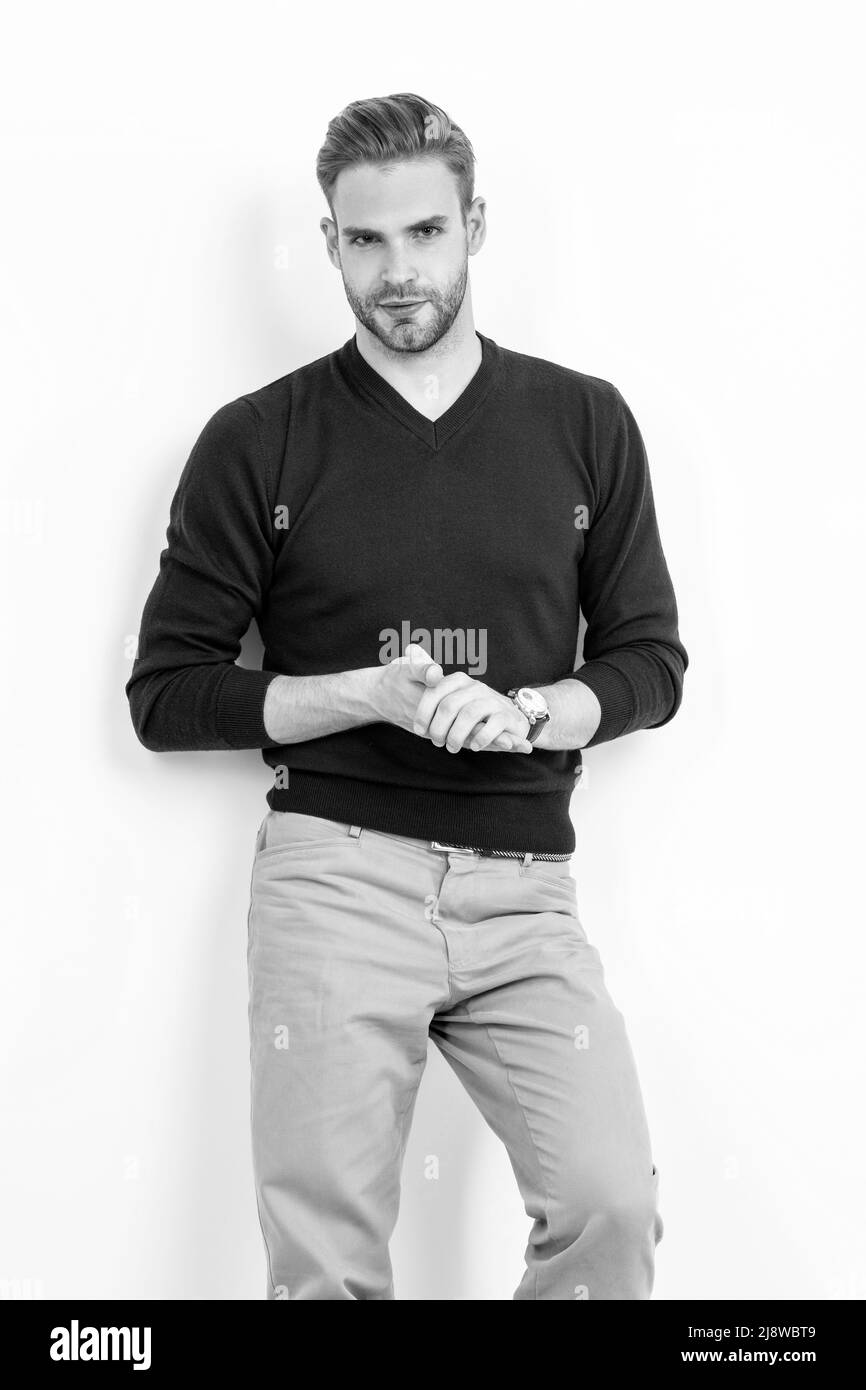 Male model Black and White Stock Photos & Images - Alamy