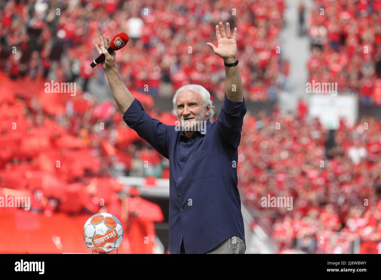 Leverkusen, Deutschland. 14th May, 2022. firo : 05/14/2022 Fuvuball ...