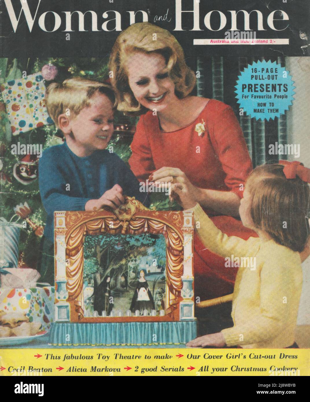 Audrey hepburn on a front page of a magazine hi-res stock photography ...