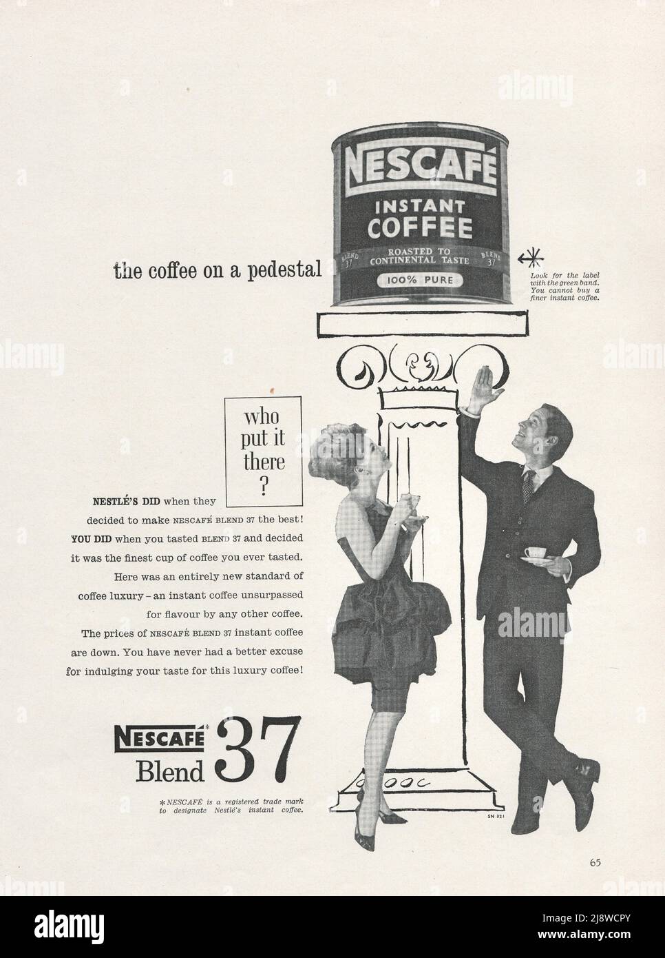 Nascafe coffee cafe vintage advertisement advert paper ad 1980s1970s ...