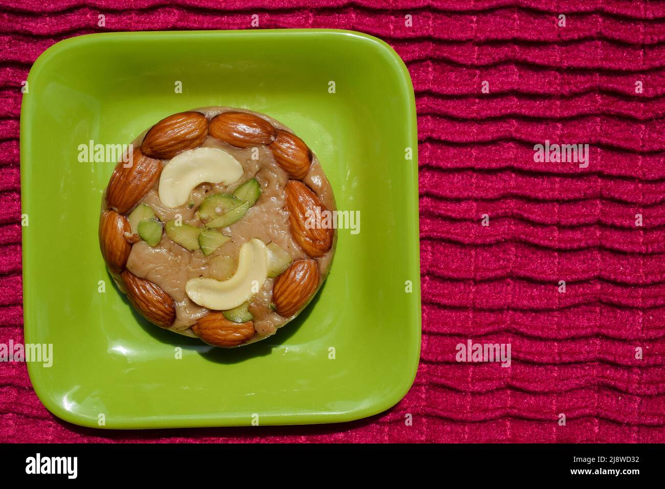 Delicious Soan halwa or Sohan halawa old traditional sweet dish made in ...