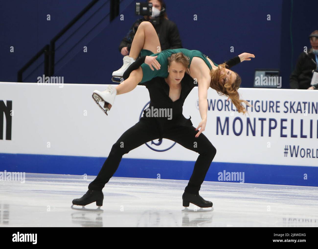 Allison Reed / Saulius Ambrulevičius of Lituanie during the ISU World ...