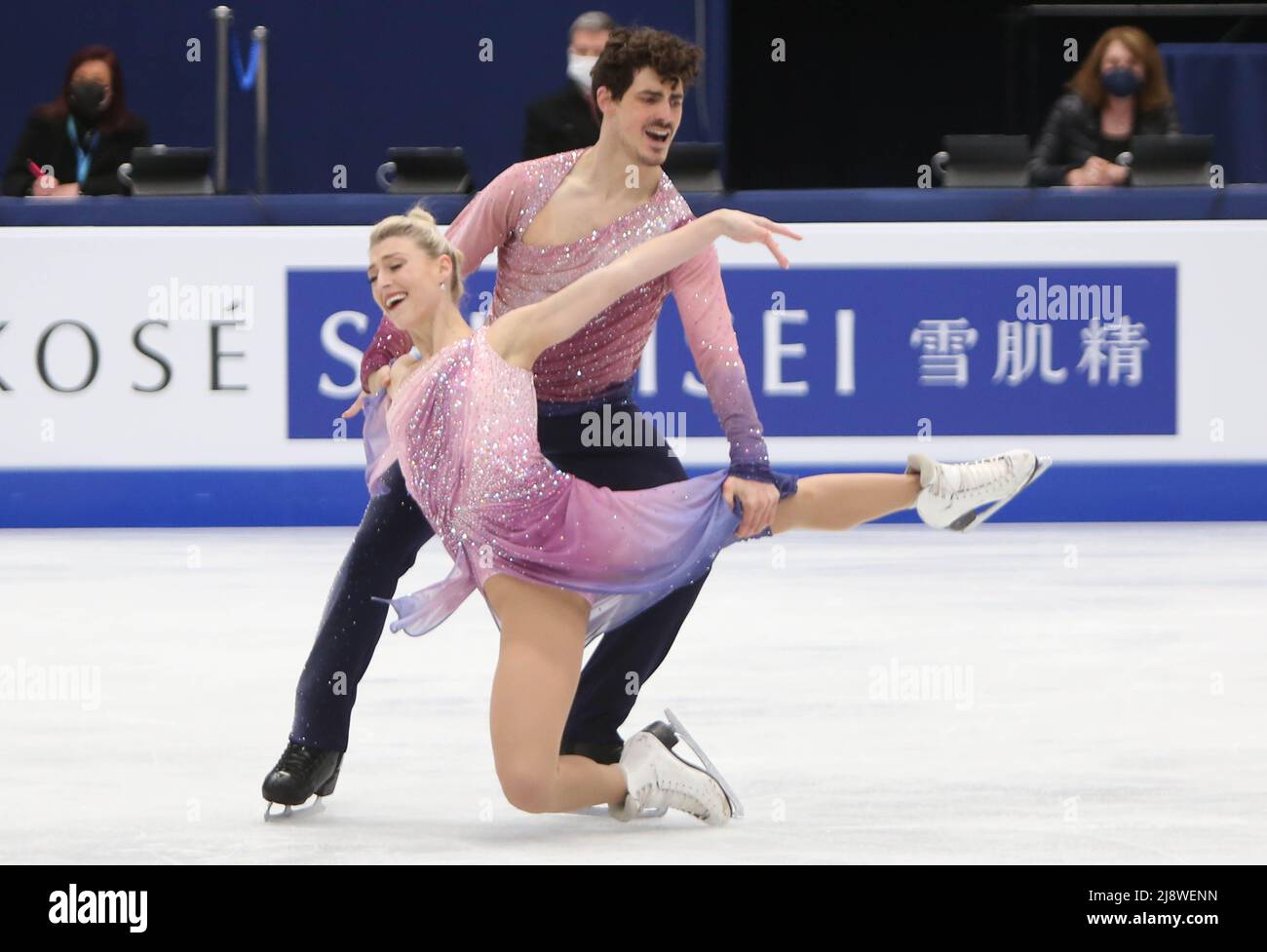 Piper Gilles / Paul Poirier of canada during the ISU World Figure ...