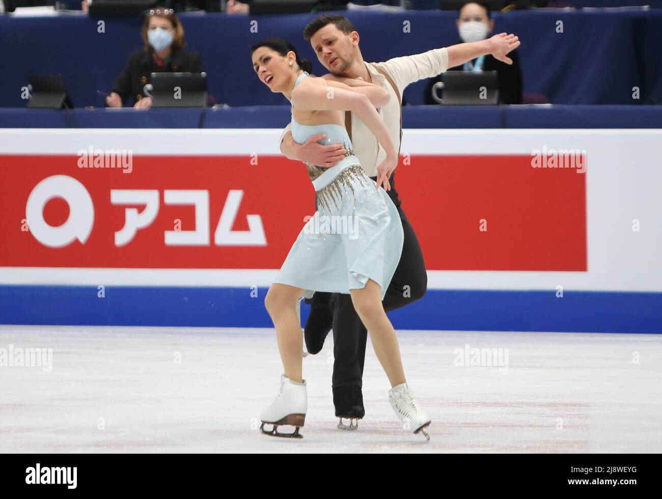 Charlène Guignard / Marco Fabbri of Italy during the ISU World Figure ...