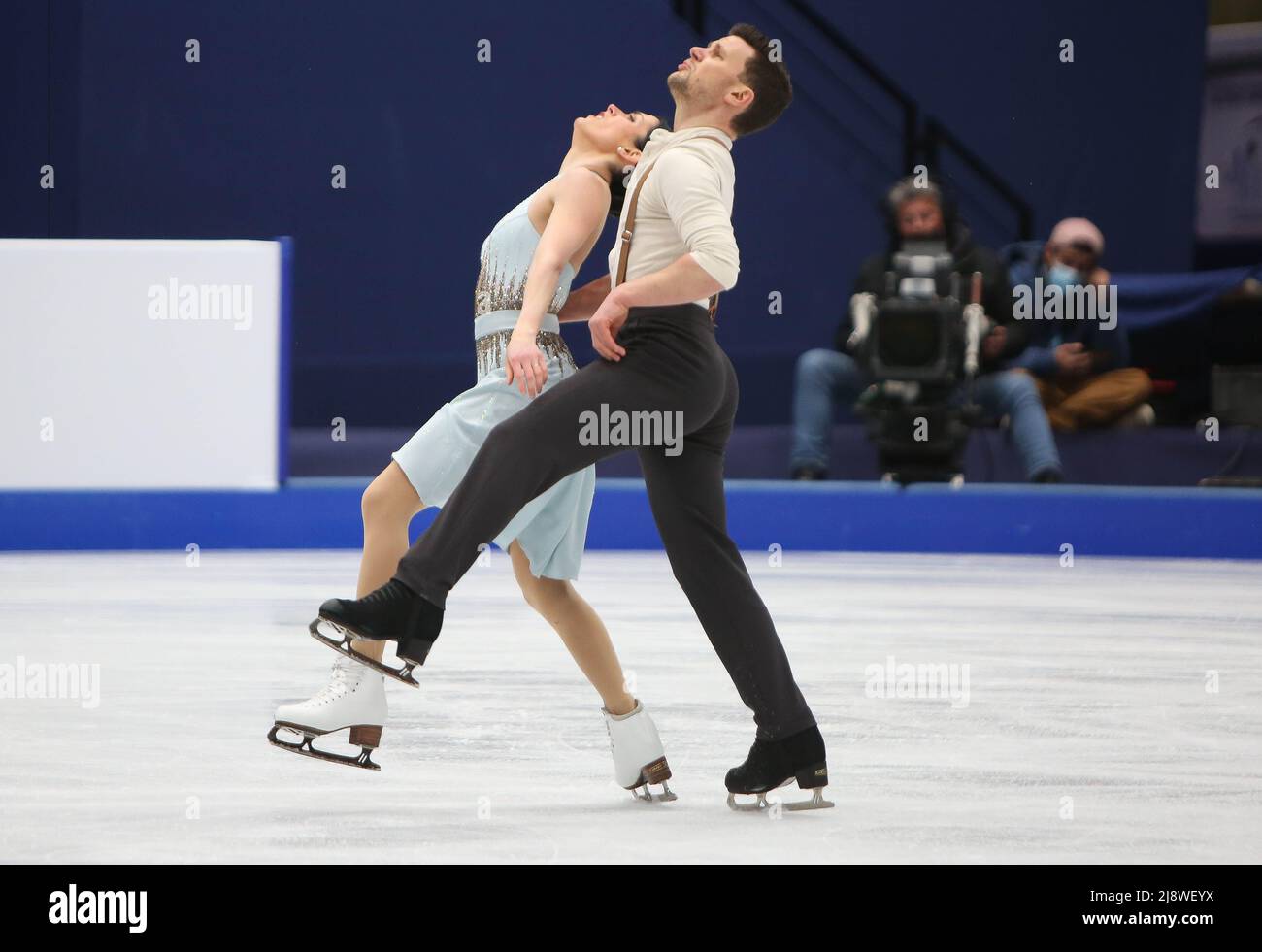 Charlène Guignard / Marco Fabbri of Italy during the ISU World Figure ...