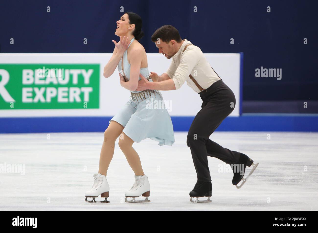 Charlène Guignard / Marco Fabbri of Italy during the ISU World Figure ...