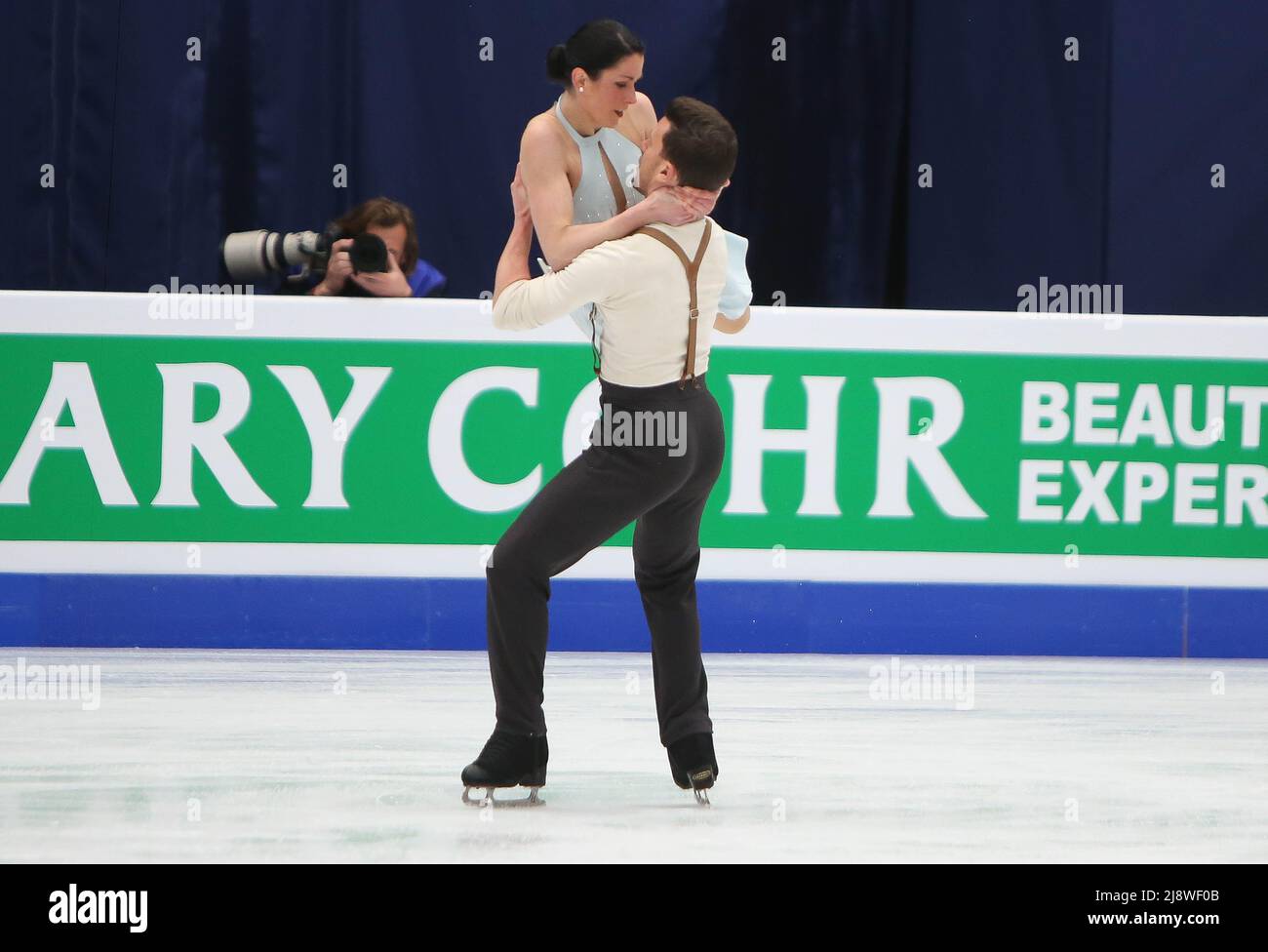 Charlène Guignard / Marco Fabbri of Italy during the ISU World Figure ...