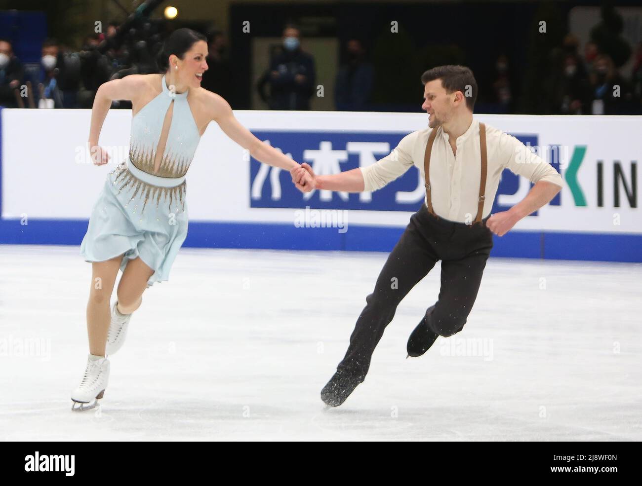 Charlène Guignard / Marco Fabbri of Italy during the ISU World Figure ...