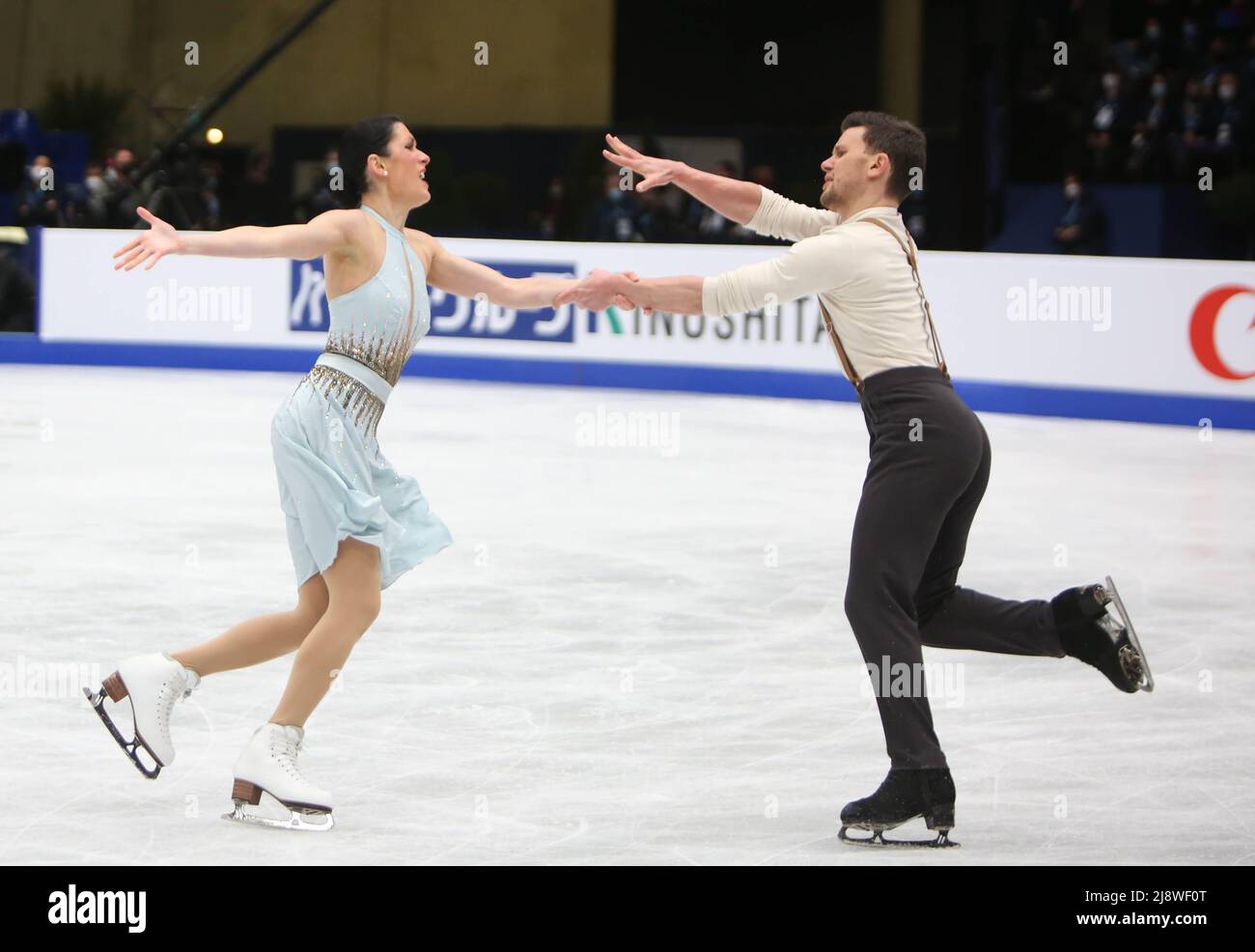 Charlène Guignard / Marco Fabbri of Italy during the ISU World Figure ...