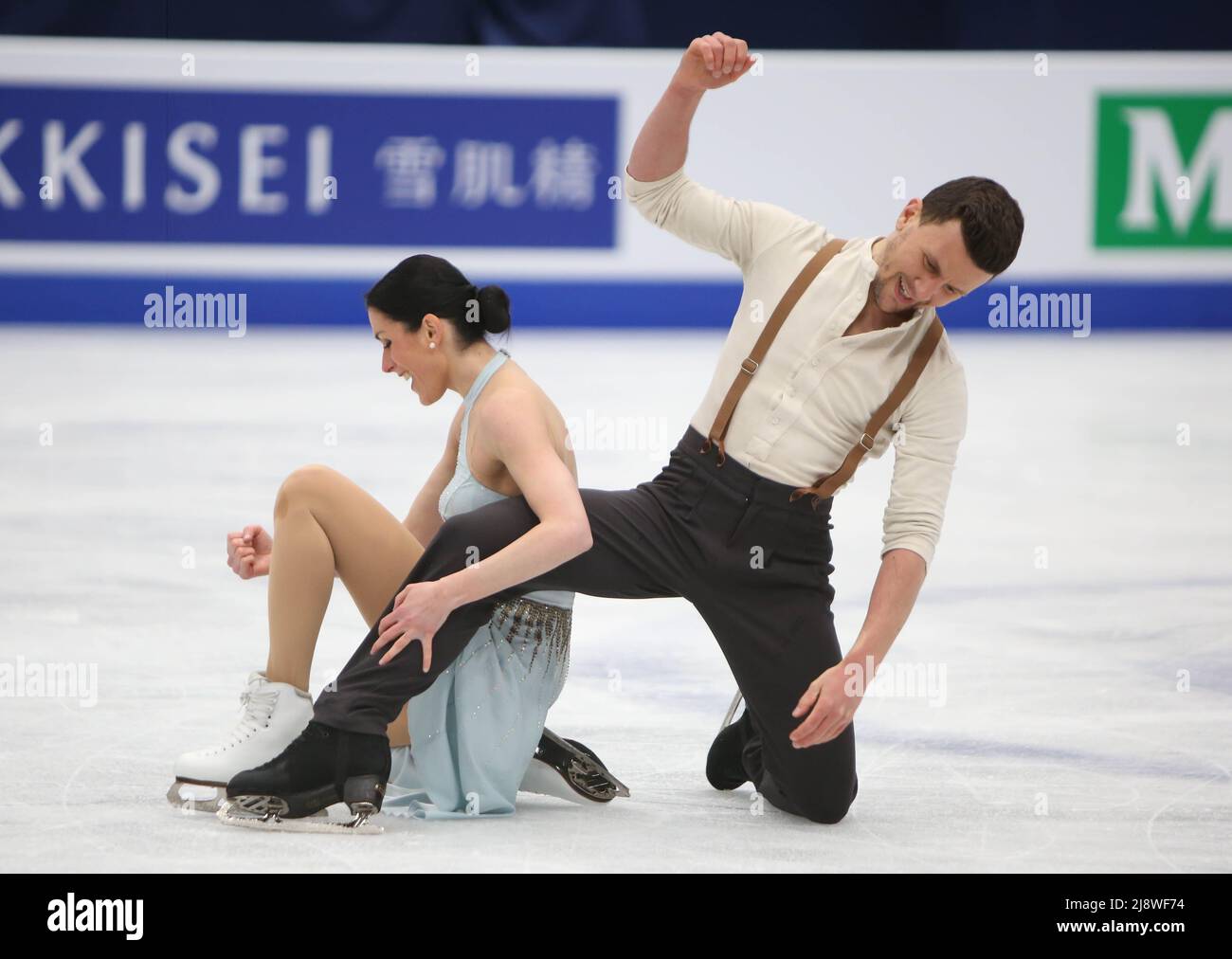 Charlène Guignard / Marco Fabbri of Italy during the ISU World Figure ...