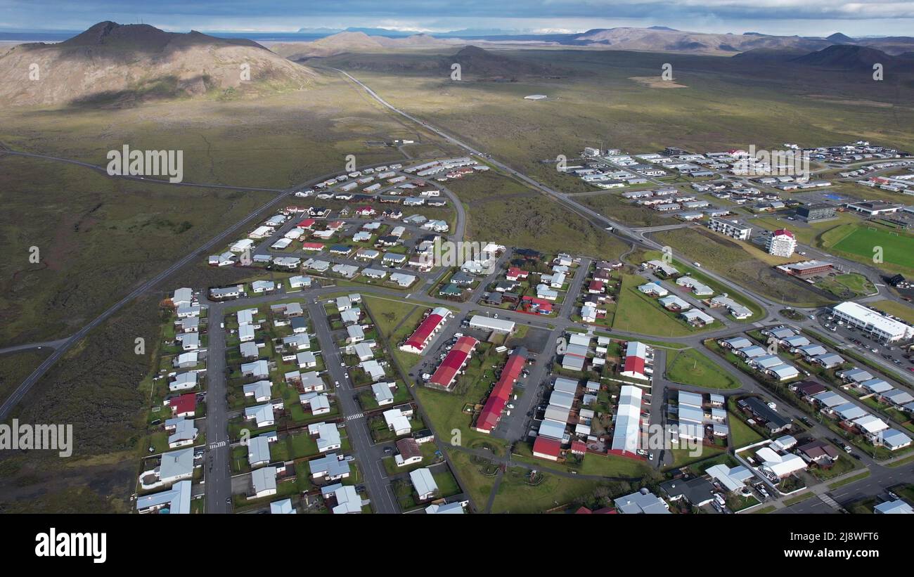 Iceland grindavik aerial hi-res stock photography and images - Alamy