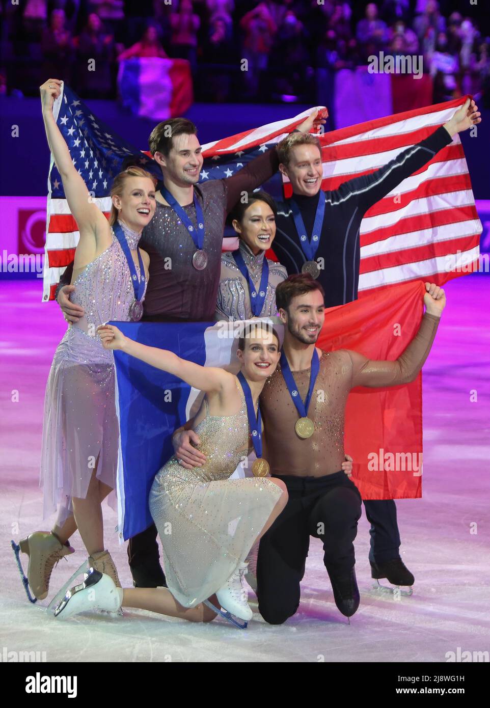 Madison Hubbell / Zachary Donohue of USA , Gabriella Papadakis ...