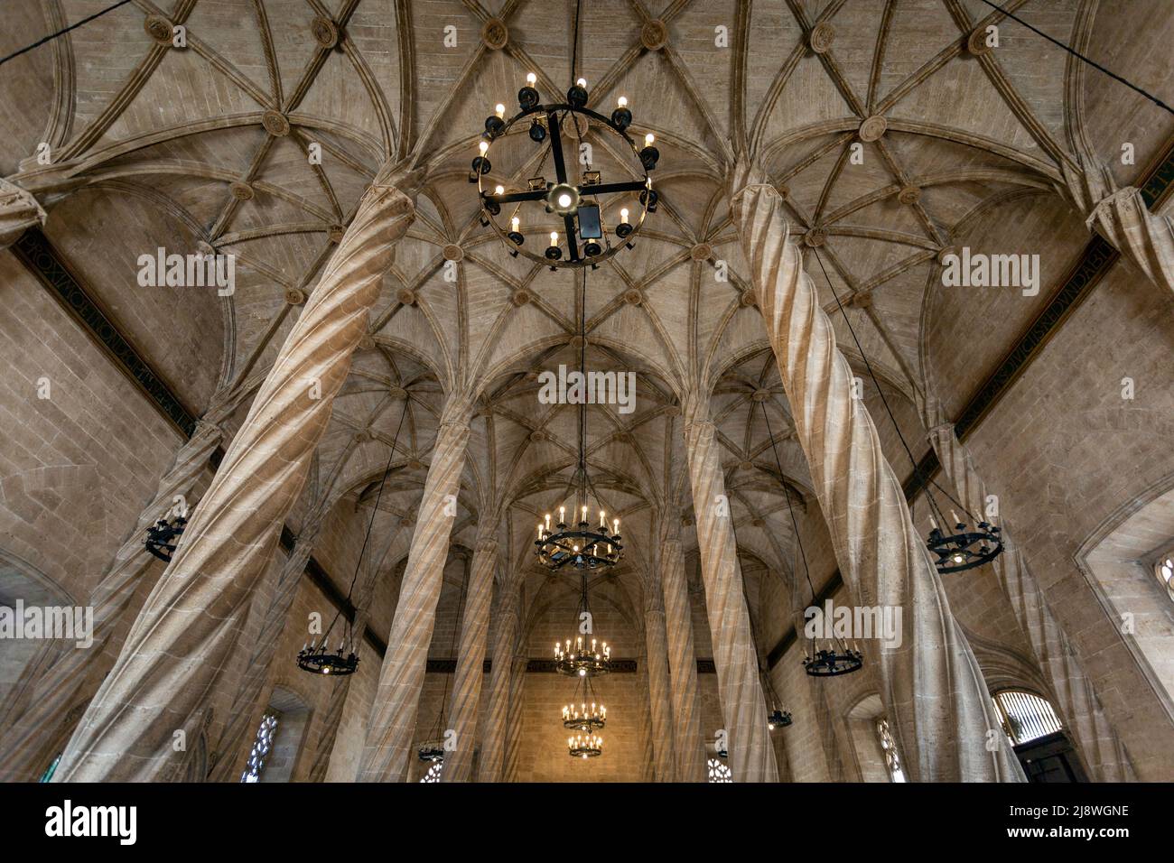 Valencia, Spain - 05 05 2022: Lonja de la Seda Silk Exchange in ...