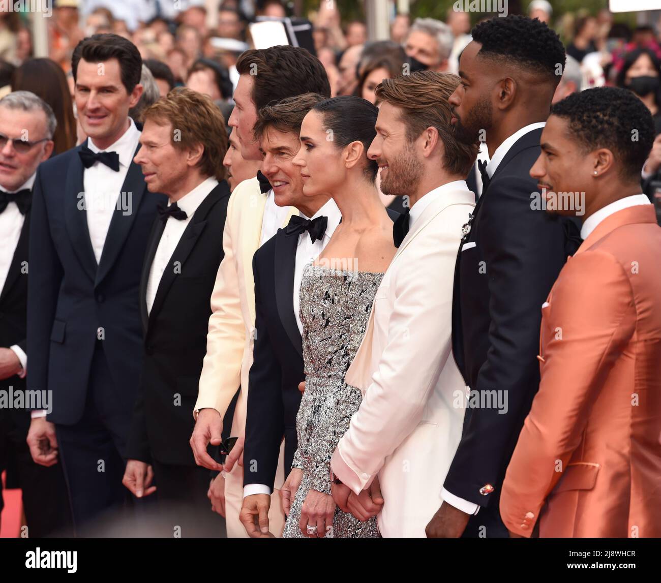 Cannes, France. May 18th, 2022. Cannes, France. Lewis Pullman, Joseph ...