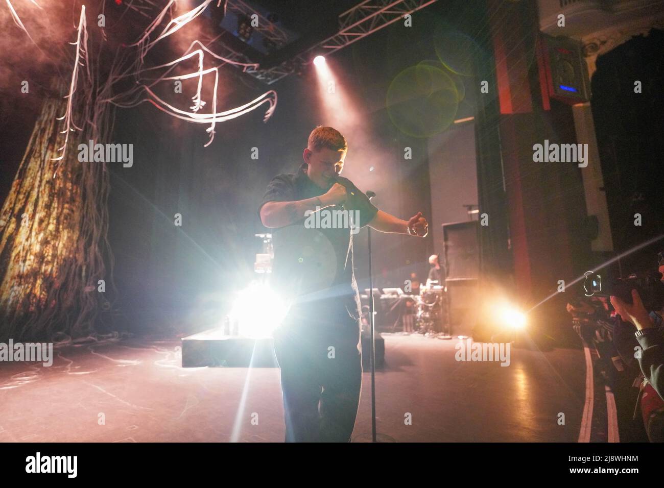 London, UK. Wednesday, 18 May, 2022. Kae Tempest performing live on ...