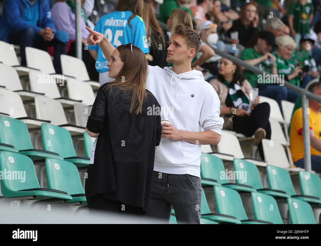 firo: May 14th, 2022 Fuvuball: Soccer: Regionalliga West, Season 2021/ ...