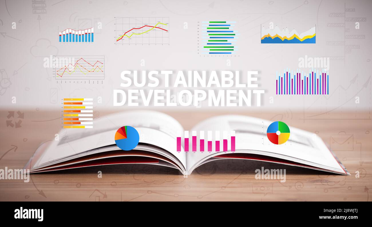 open book, business concept concept Stock Photo - Alamy