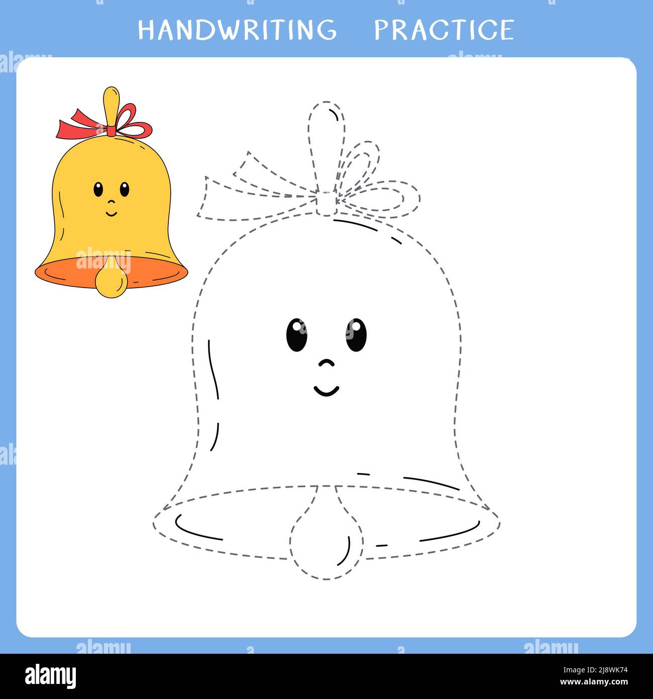 Christmas Bell Outline Printable