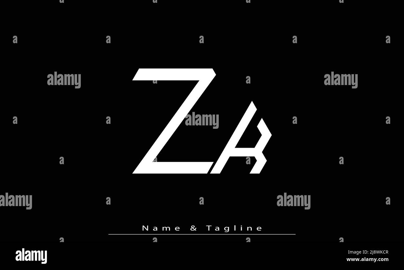 Alphabet letters Initials Monogram logo ZK , KZ Stock Vector Image ...