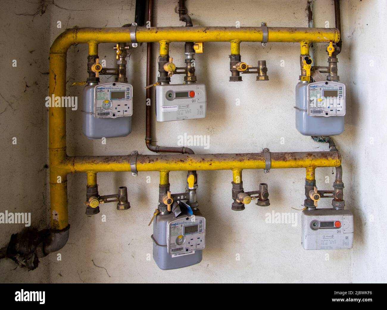 Household energy meters hi-res stock photography and images - Alamy