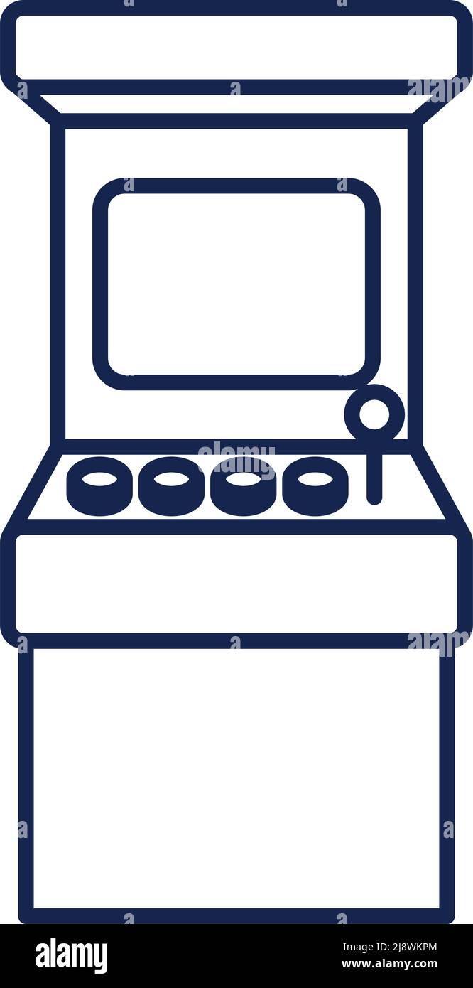 old arcade console Stock Vector Image & Art - Alamy