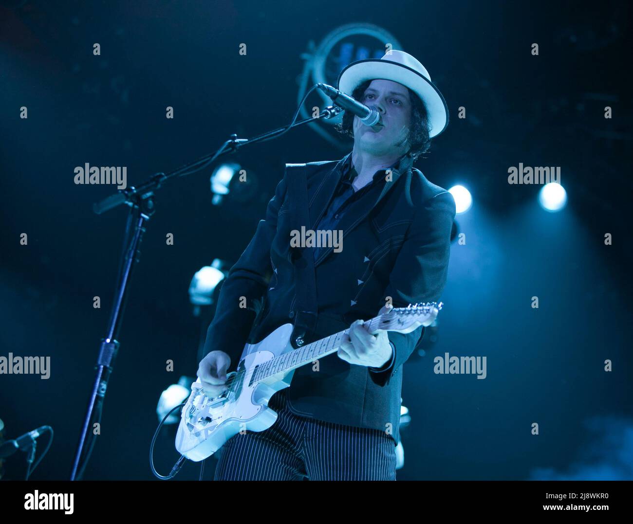 Jack White performing live Stock Photo - Alamy