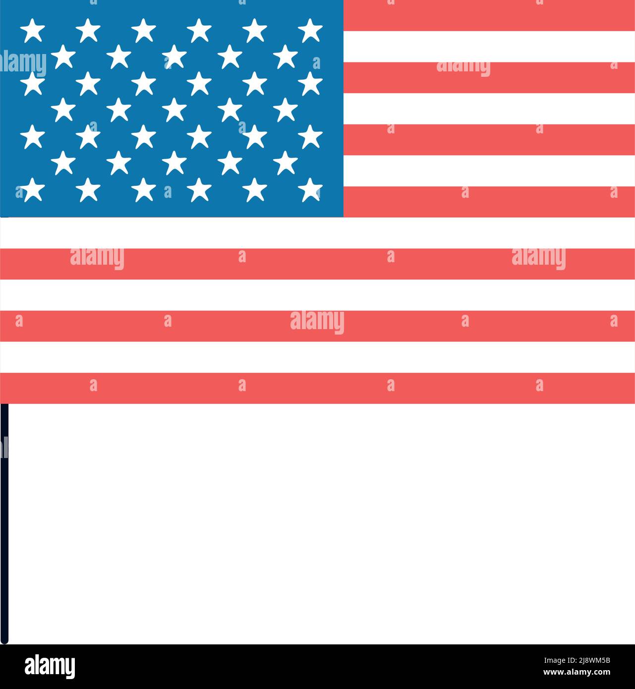 cute usa flag Stock Vector Image & Art - Alamy