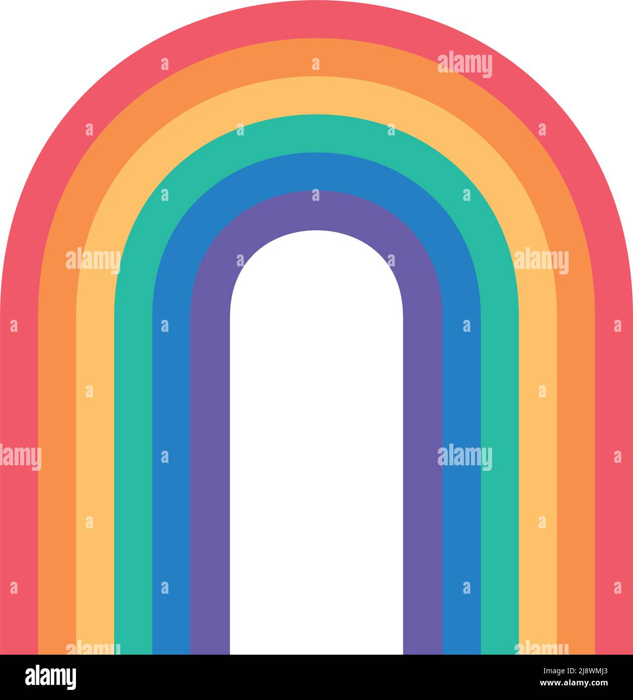 cute rainbow illustration Stock Vector Image & Art - Alamy