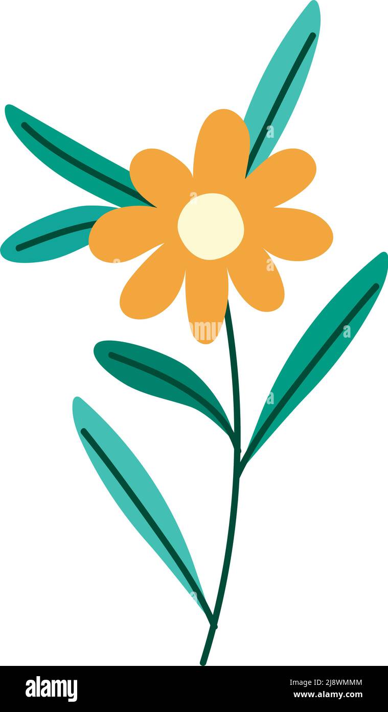 yellow flower design Stock Vector Image & Art - Alamy