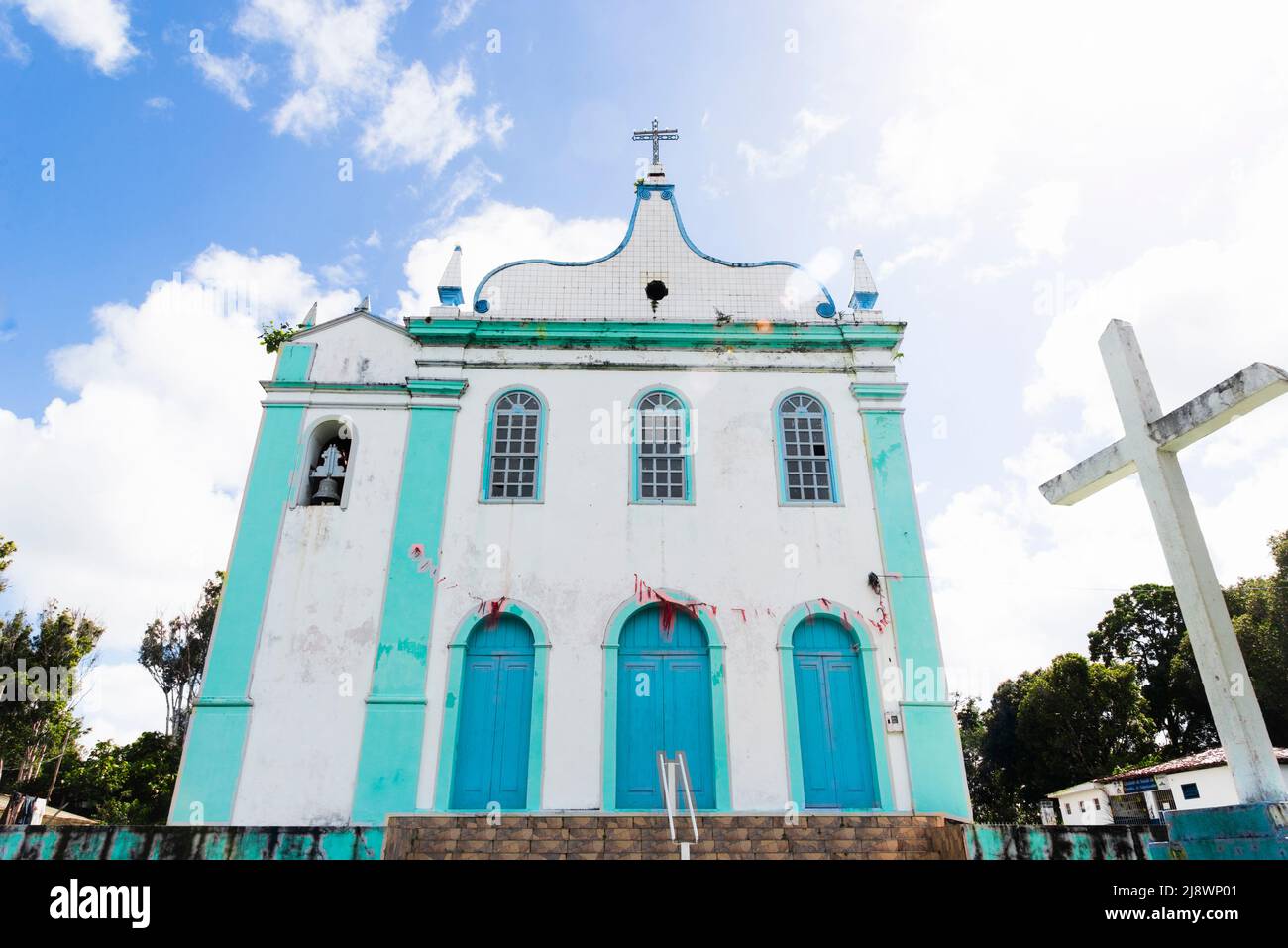 View of the Church of Nossa Senhora Do Desterro in the city of Valenca ...