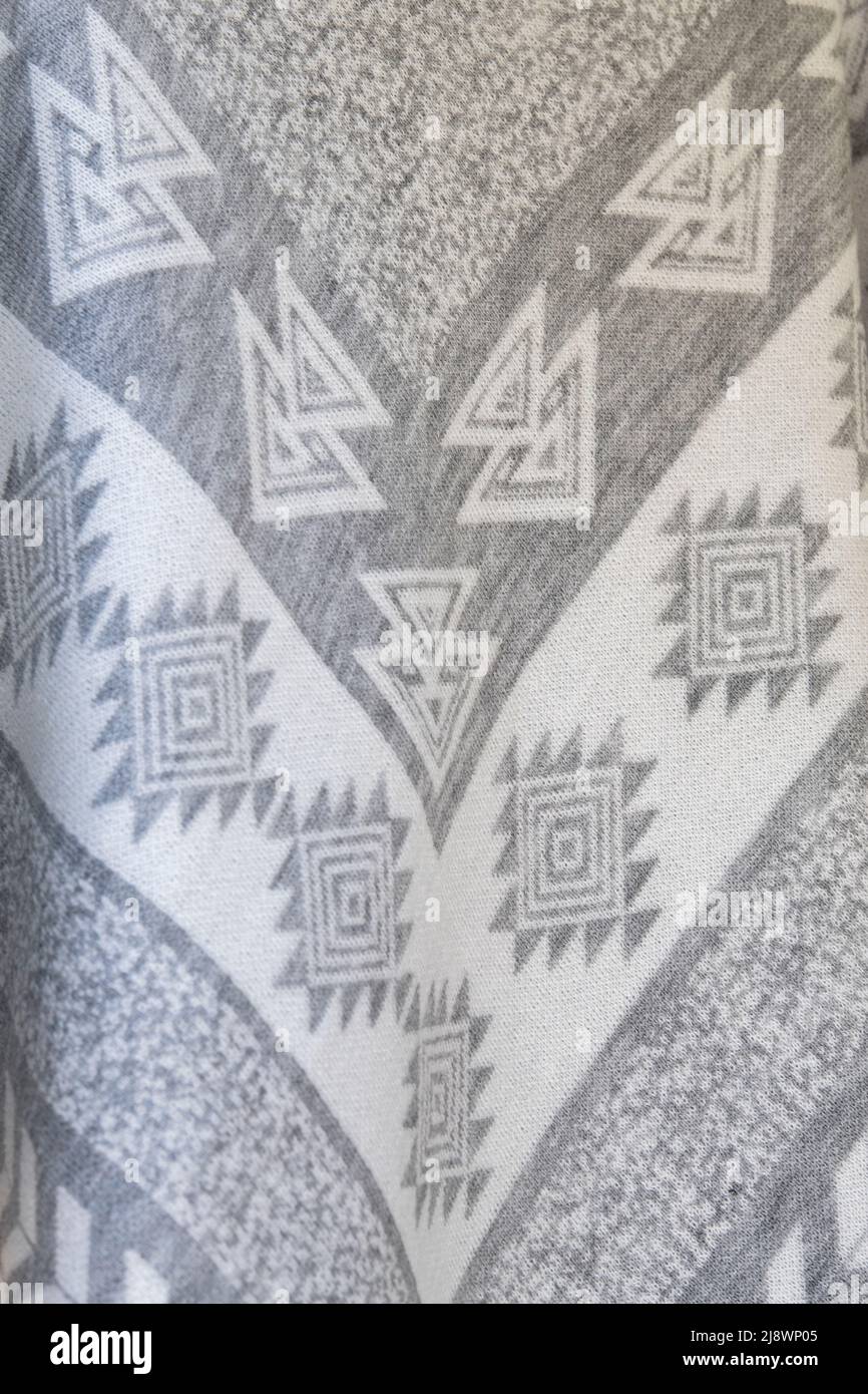 Ecuador, Quito. Otavalo market. Traditional Ecuadorian textiles ...