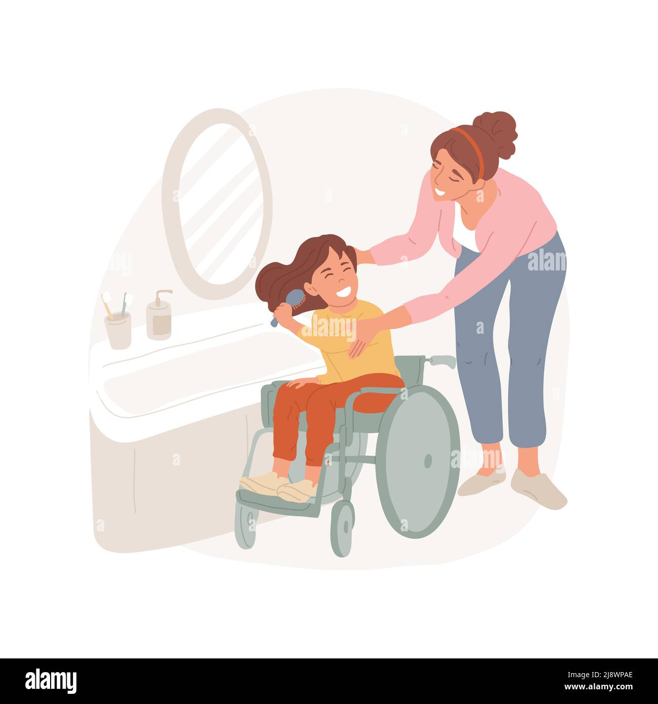 Child with sensory needs Stock Vector Images - Alamy